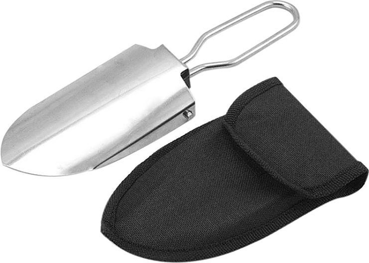 Robuuste RVS Vouwschep - Mini Schep - Militaire Klapschep - Inklapbare ...
