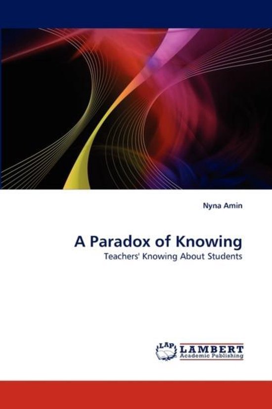 A Paradox of Knowing | 9783838339870 | Nyna Amin | Boeken | bol