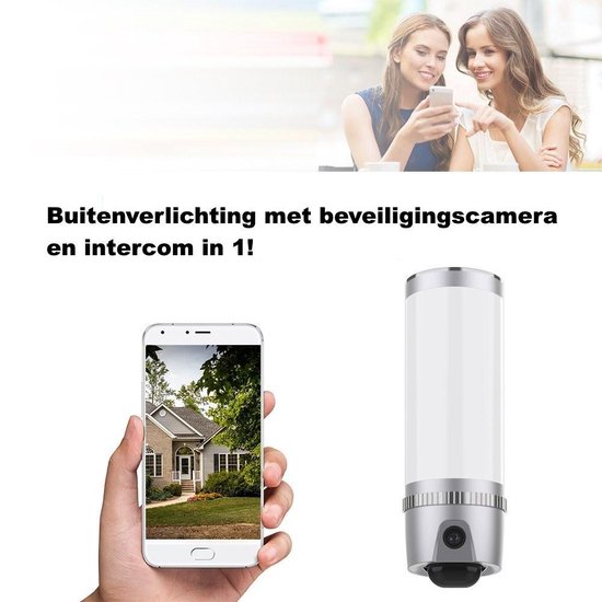 LUCAM 910 Buitenverlichting met beveiligingscamera en intercom | bol