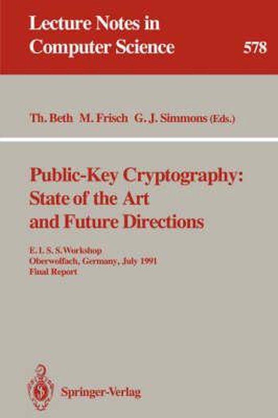 Public-Key Cryptography: State of the Art and Future Directions ...