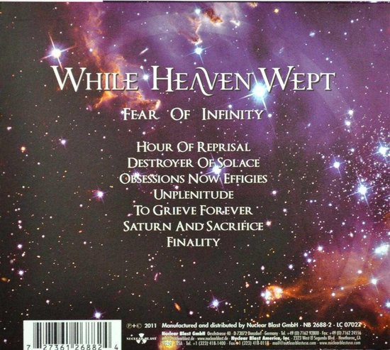 Fear Of Infinity, While Heaven Wept | CD (album) | Muziek | bol