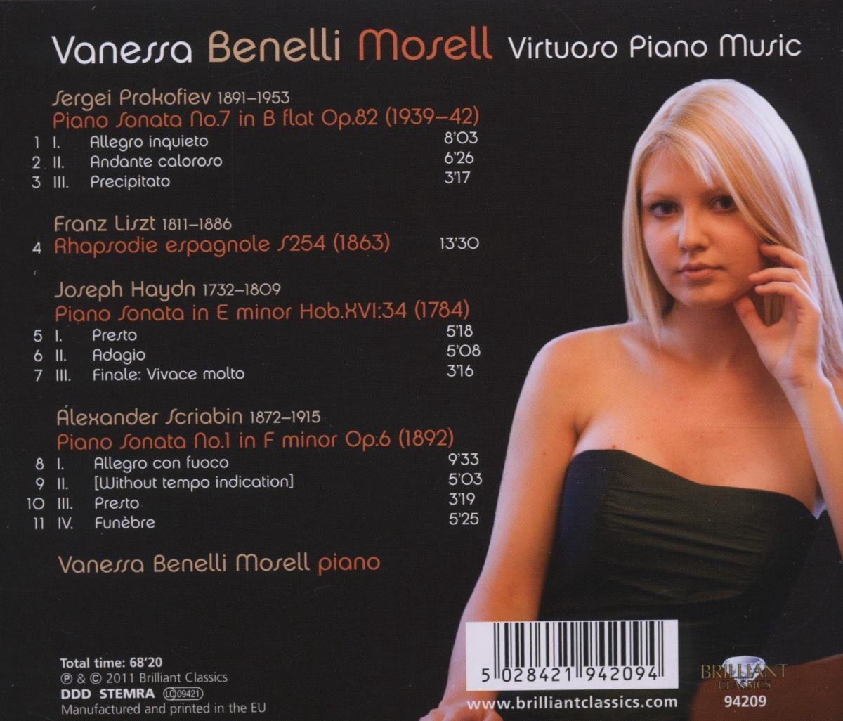 Introducing Vanessa Benelli-Mosell, Vanessa Benel-Mosell I Piano | CD ...