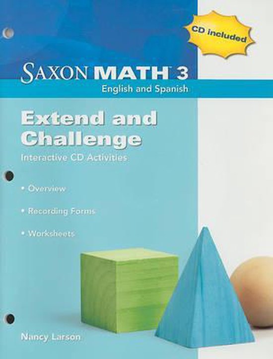 Saxon Math 3, Larson | 9781602770331 | Boeken | bol
