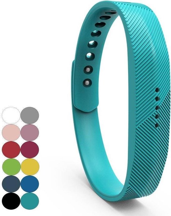 Siliconen sportbandjes voor de Fitbit Flex 2 met druksluiting ...