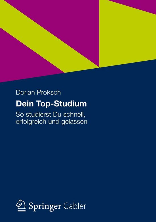 Dein Top-Studium (ebook), Dorian Proksch | 9783834941091 | Boeken | bol