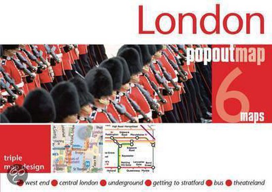 London Popout Map, POPOUT. Triple | 9781845879037 | Boeken | bol