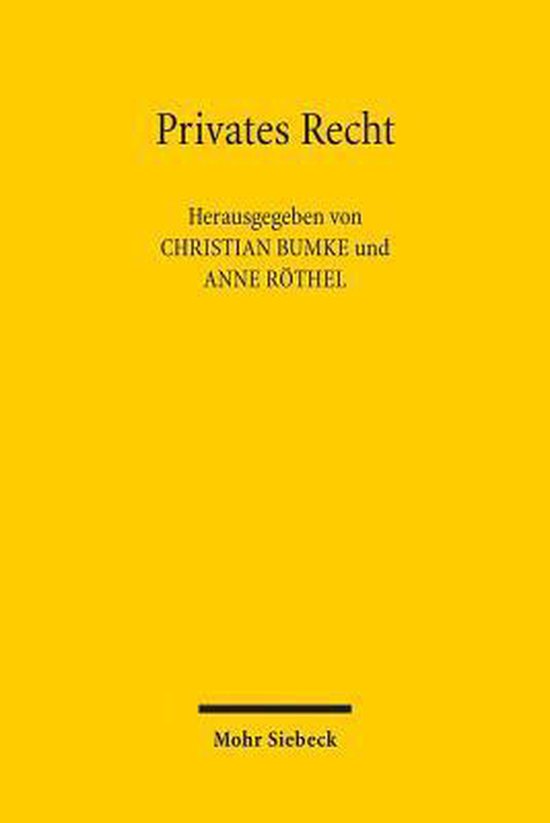Privates Recht | 9783161520648 | Boeken | bol.com