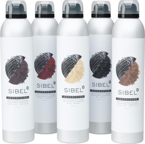 sibel UNDERCOVER DROGE KLEURSPRAY 300ML LIGHT BROWN | bol
