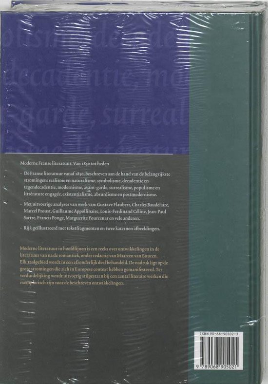 Moderne Franse Literatuur | 9789068905021 | Maarten van Buuren | Boeken ...