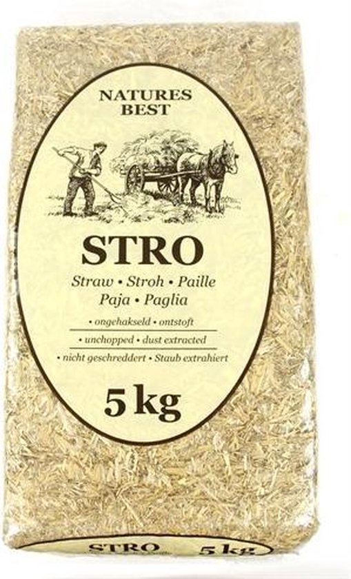 Natures Best Stro Bodembedekking - 1 KG (9 stuks) | bol.com