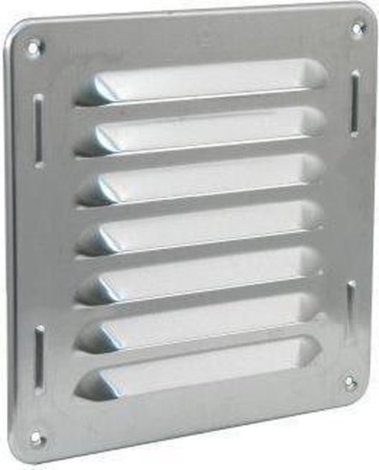 Sx schoepenrooster aluminium 160x160 mm | bol