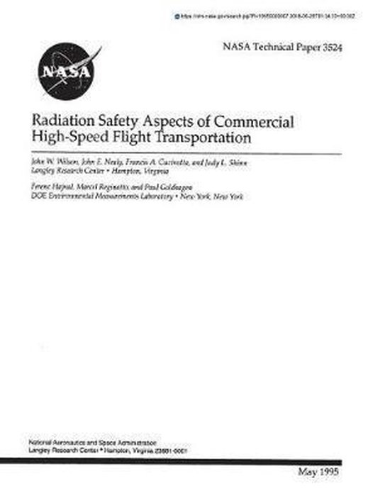 Radiation Safety Aspects of Commercial High-Speed Flight Transportation ...