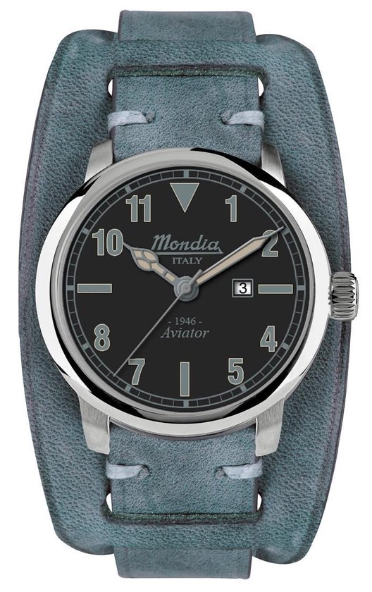 Mondia italy 1946 aviator MI749-2CP Mannen Quartz horloge | bol