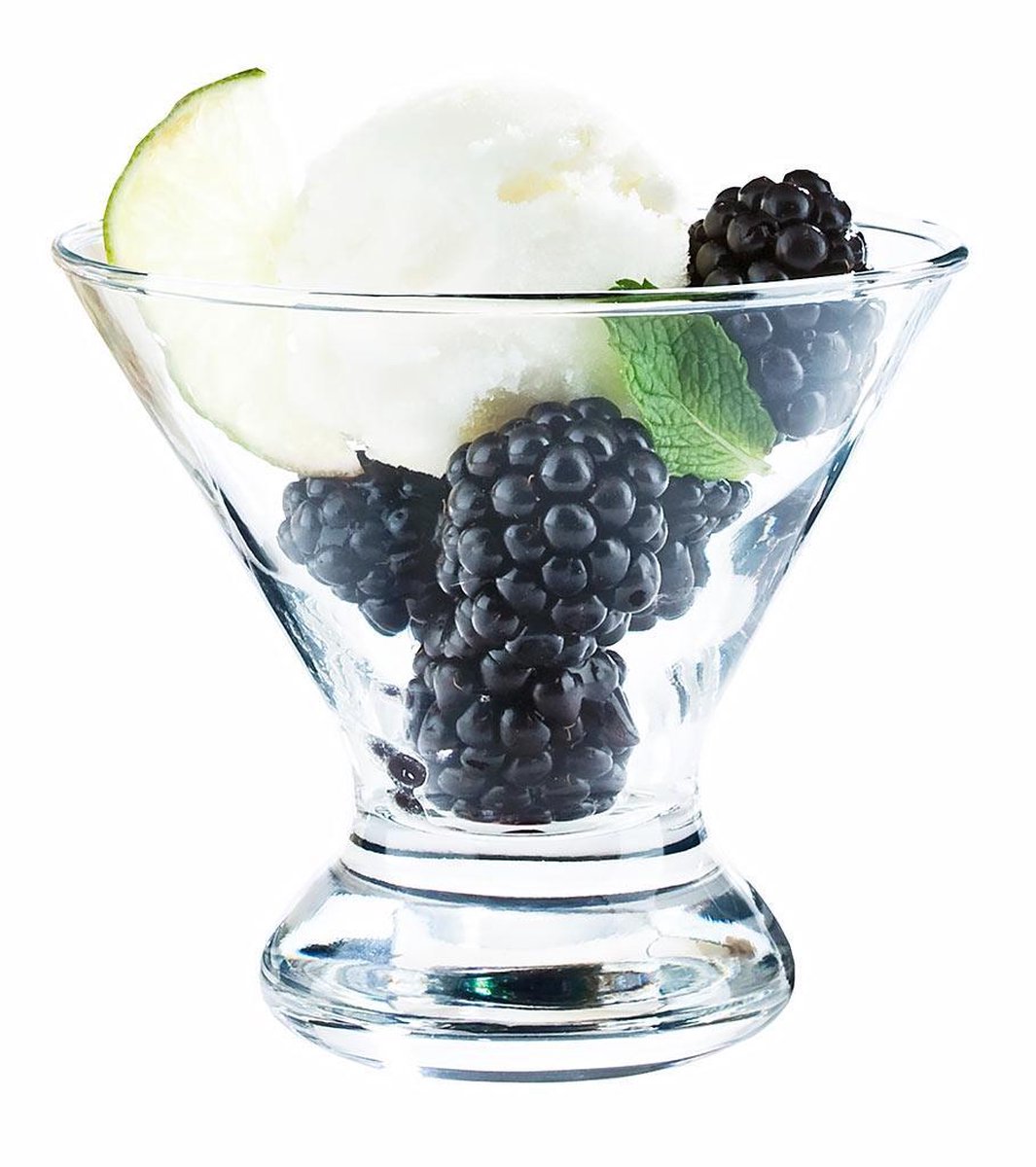 Durobor Bolero ijscoupe glas 21 cl - Set-6 | bol.com