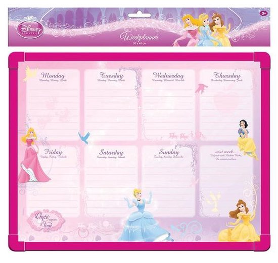 Weekplanner Princess | bol.com