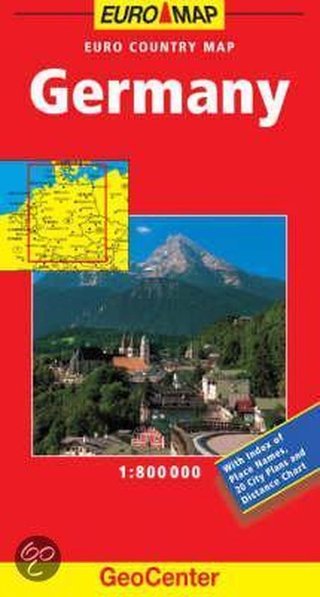 Germany GeoCenter Euro Map | bol