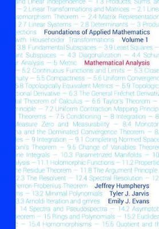 Foundations of Applied Mathematics, Volume 1 | 9781611974898 | Jeffrey Humpherys | Boeken | bol