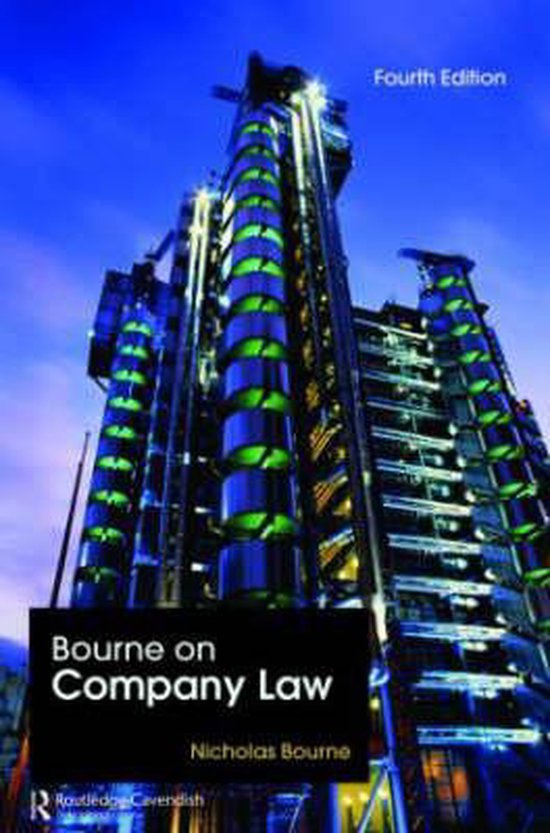 Bourne on Company Law | 9781845680312 | Nicholas Bourne | Boeken | bol