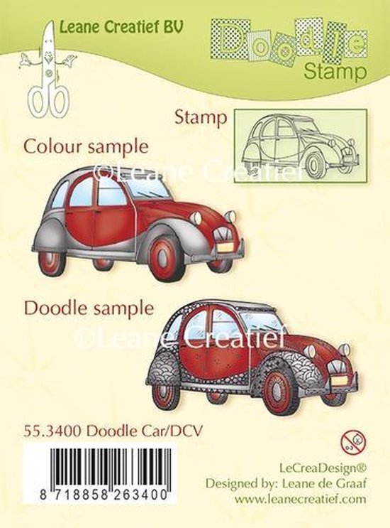 Doodle clear stamp Car DCV | bol.com