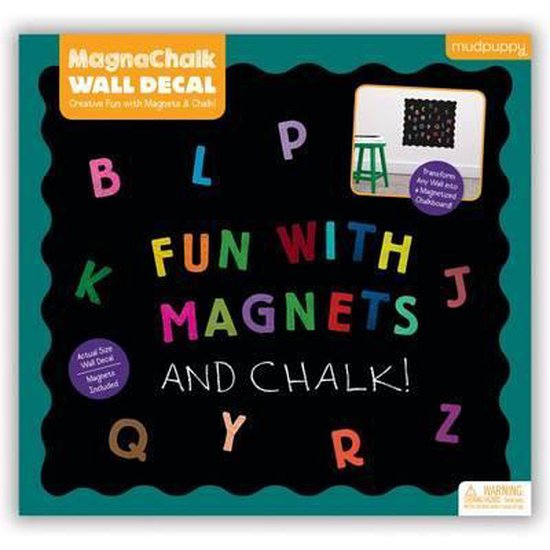 Fun with Abcs! Magnachalk Wall Decal | 9780735346079 | Boeken | bol