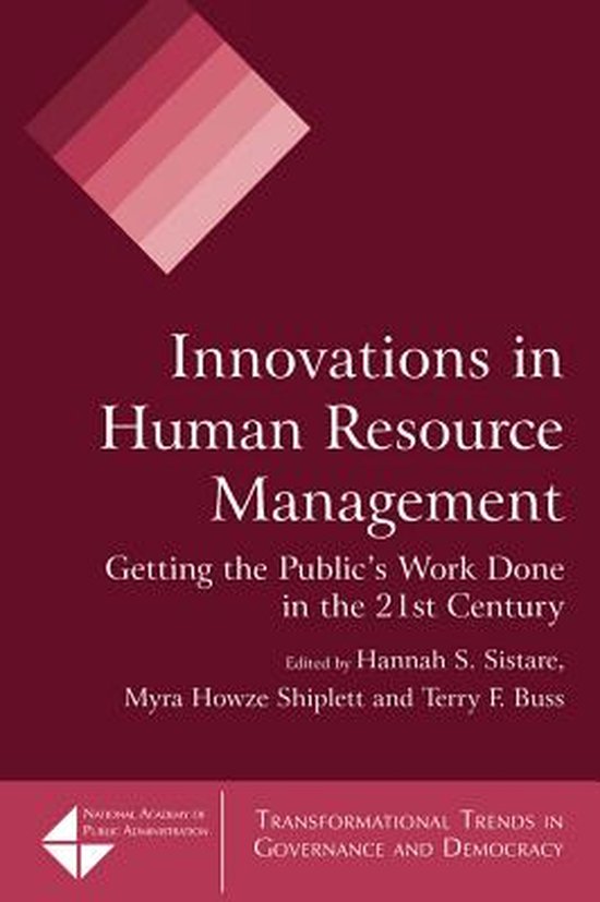 Innovations in Human Resource Management (ebook), Hannah S. Sistare ...