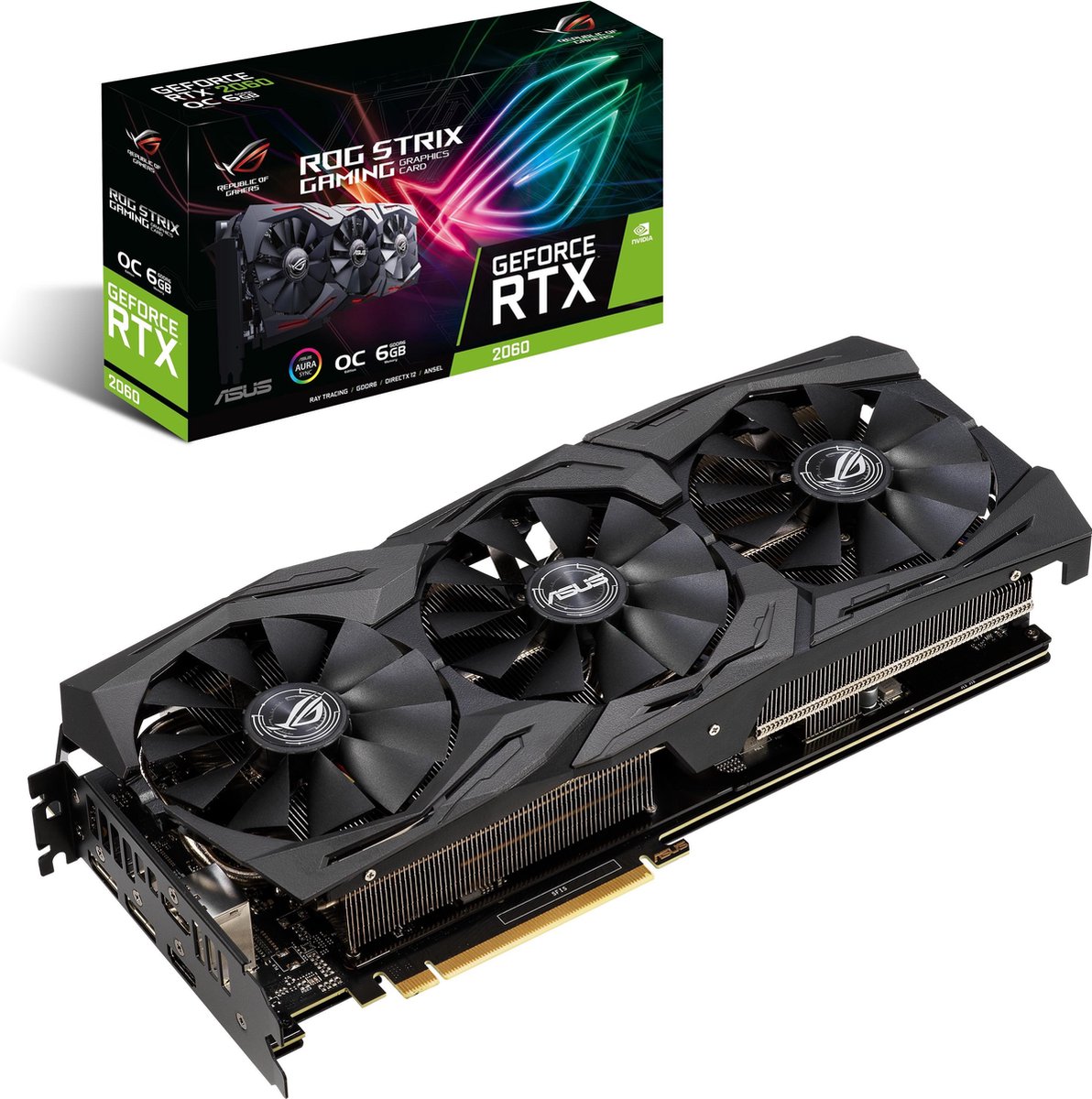 Asus ROG RTX 2060 - Videokaart - 6GB - GDDR6 | bol.com
