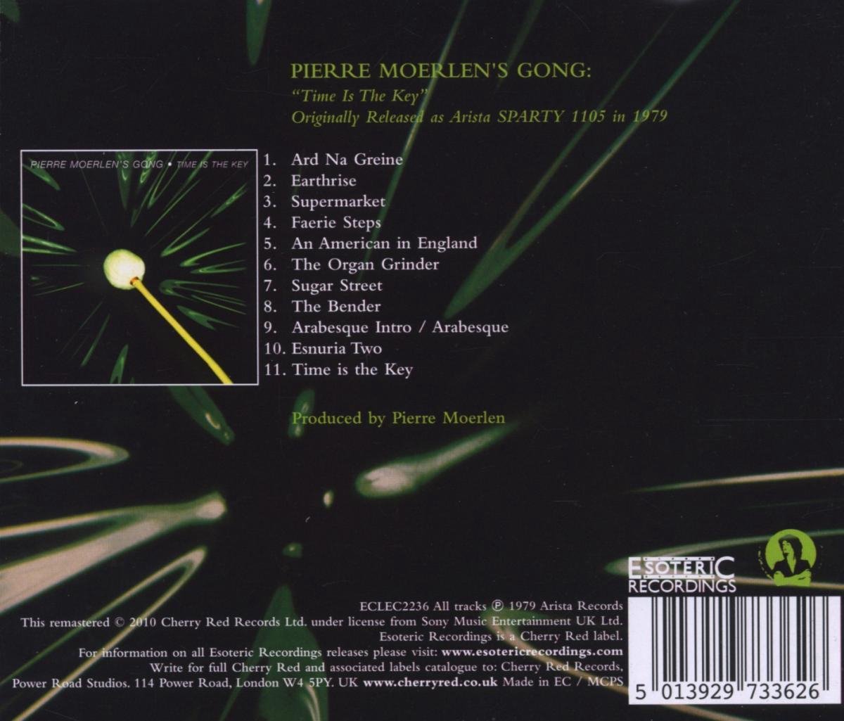 Time Is The Key, Pierre Moerlen's Gong | CD (album) | Muziek | bol.com