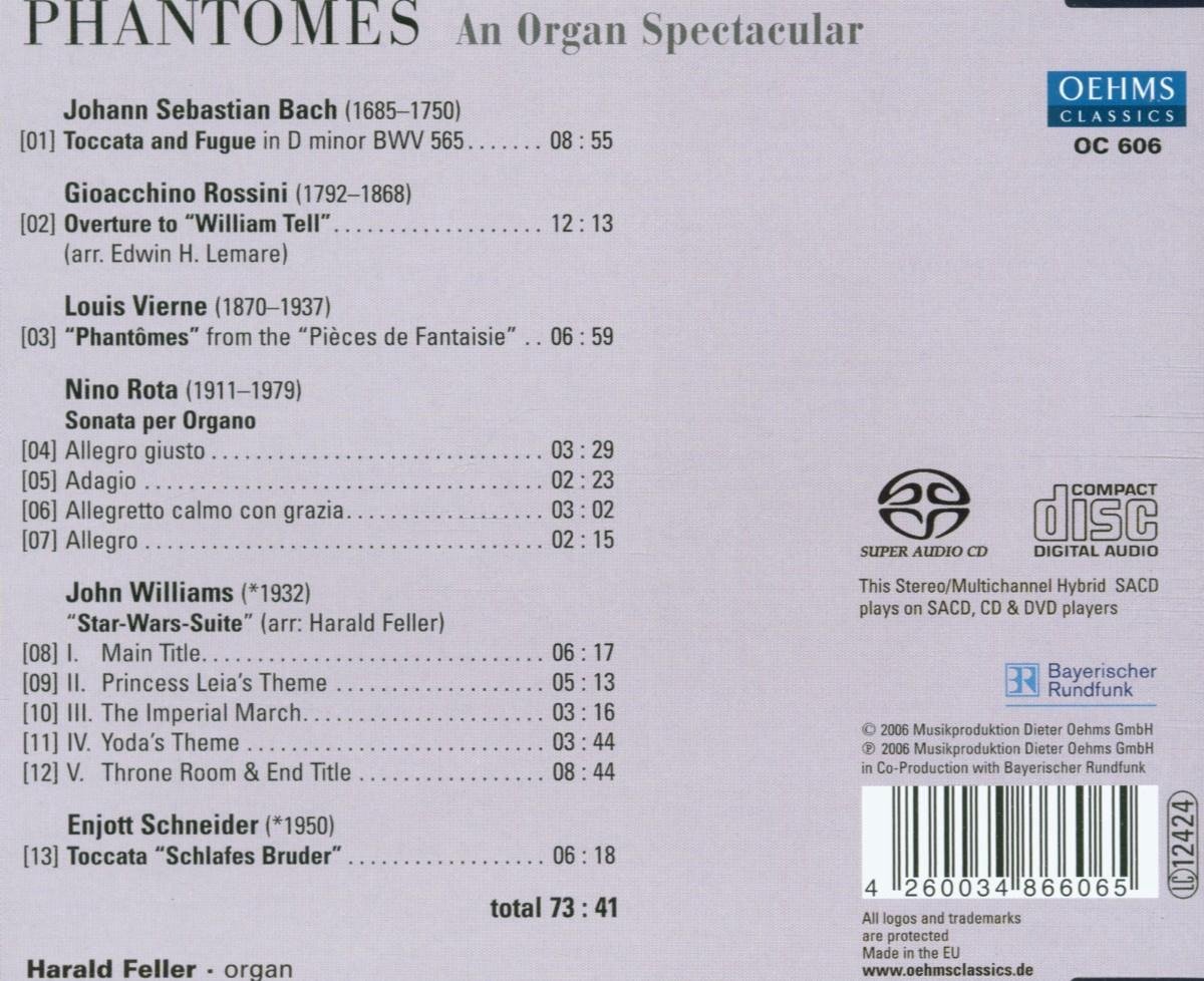 Phantomes, An Organ Spectacular, Harald Feller | Muziek | bol.com