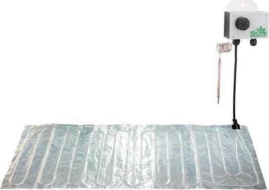 BIOGreen Aluminium grond verwarmings mat 60 x 120cm (140W) | bol