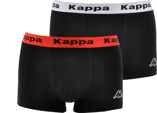 Kappa - Zarry Boxer 2-Pack - Heren Ondergoed - XXL - Zwart | bol