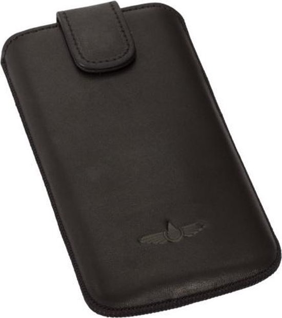 GALATA® Echte Lederen Multi insteekhoes voor Apple iPhone 7 zwart | bol.com