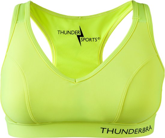 Thundersports Thunderbra - SportBH - Geel - XL Cup D/E | bol