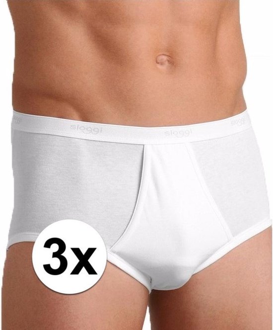 3x Sloggi basic maxi heren slip wit 2XL - onderbroek | bol.com