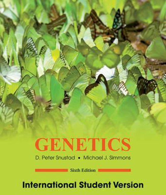 Genetics, D. Peter Snustad | 9781118092422 | Boeken | bol.com