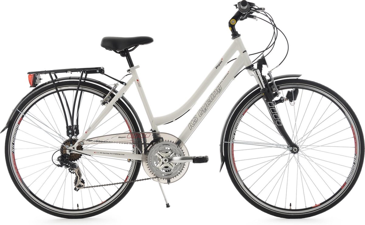 Ks Cycling Fiets 28 inch damestrekkingfiets Vegas met 21 versnellingen ...