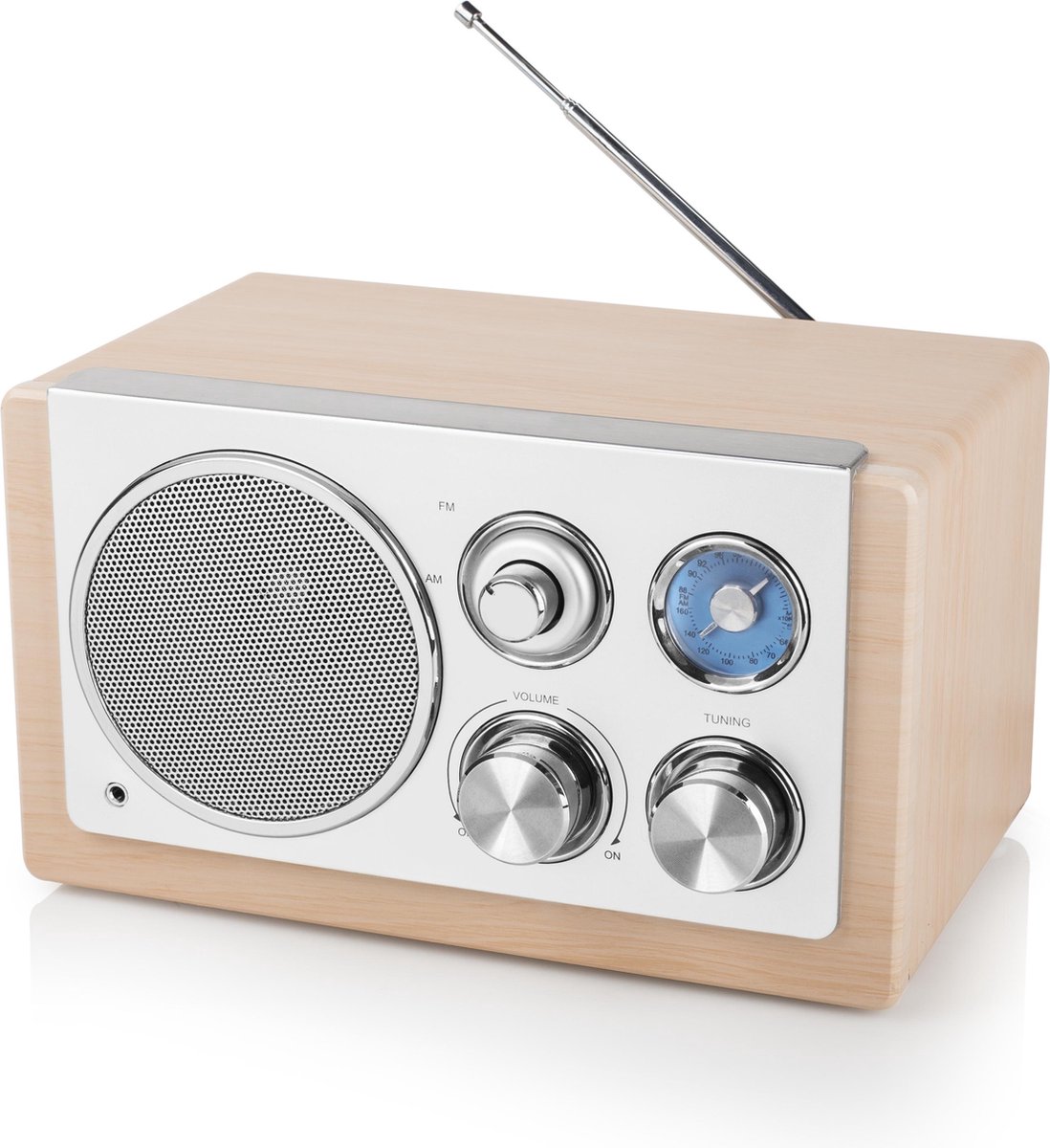 AudioSonic RD-1540 - Retro Radio - Bruin | bol.com