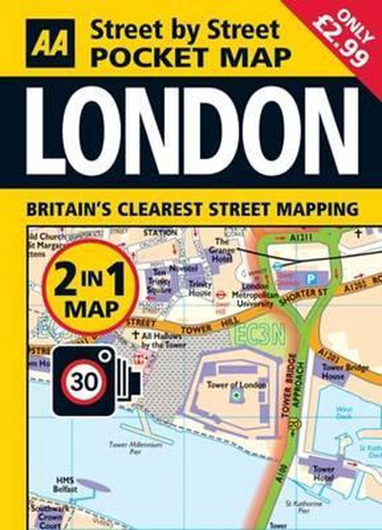 London Pocket Map, AA Publishing | 9780749572150 | Boeken | bol.com