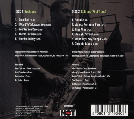 Soultrane, John Coltrane | CD (album) | Muziek | bol
