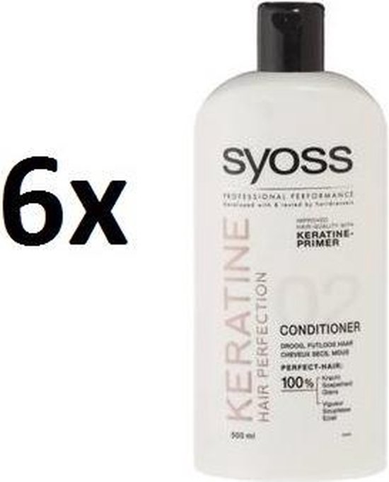 Syoss Conditioner Keratine 500 ml 6 stuks Voordeelverpakking | bol.com