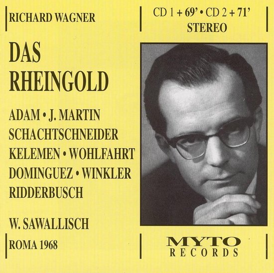 Wagner: Das Rheingold, Wolfgang Sawallisch | CD (album) | Muziek | bol.com
