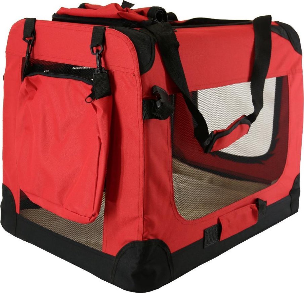 Topmast reisBench nylon Bench - honden Bench XL Rood 81x58x58cm ...