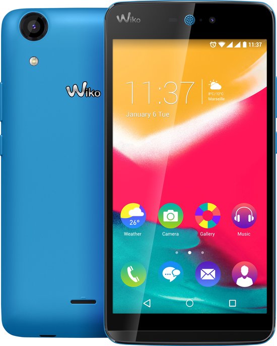 Wiko Rainbow JAM - Dual Sim - 4G - Blauw | bol