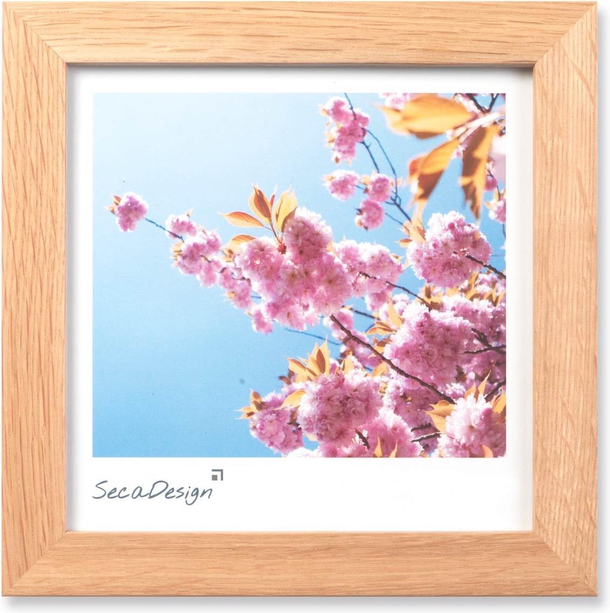 SecaDesign Fotokader - massief Eiken - Fotoformaat 20x20 cm | bol.com