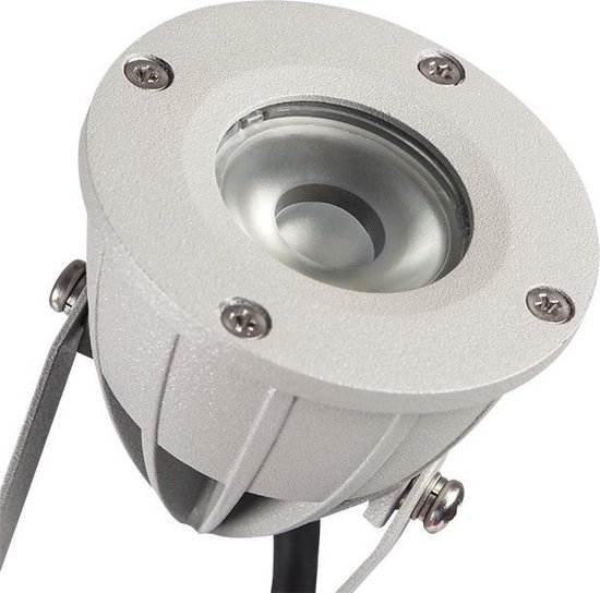 Kanlux GRIBLO Tuinspot 4W Koelwit staal | bol