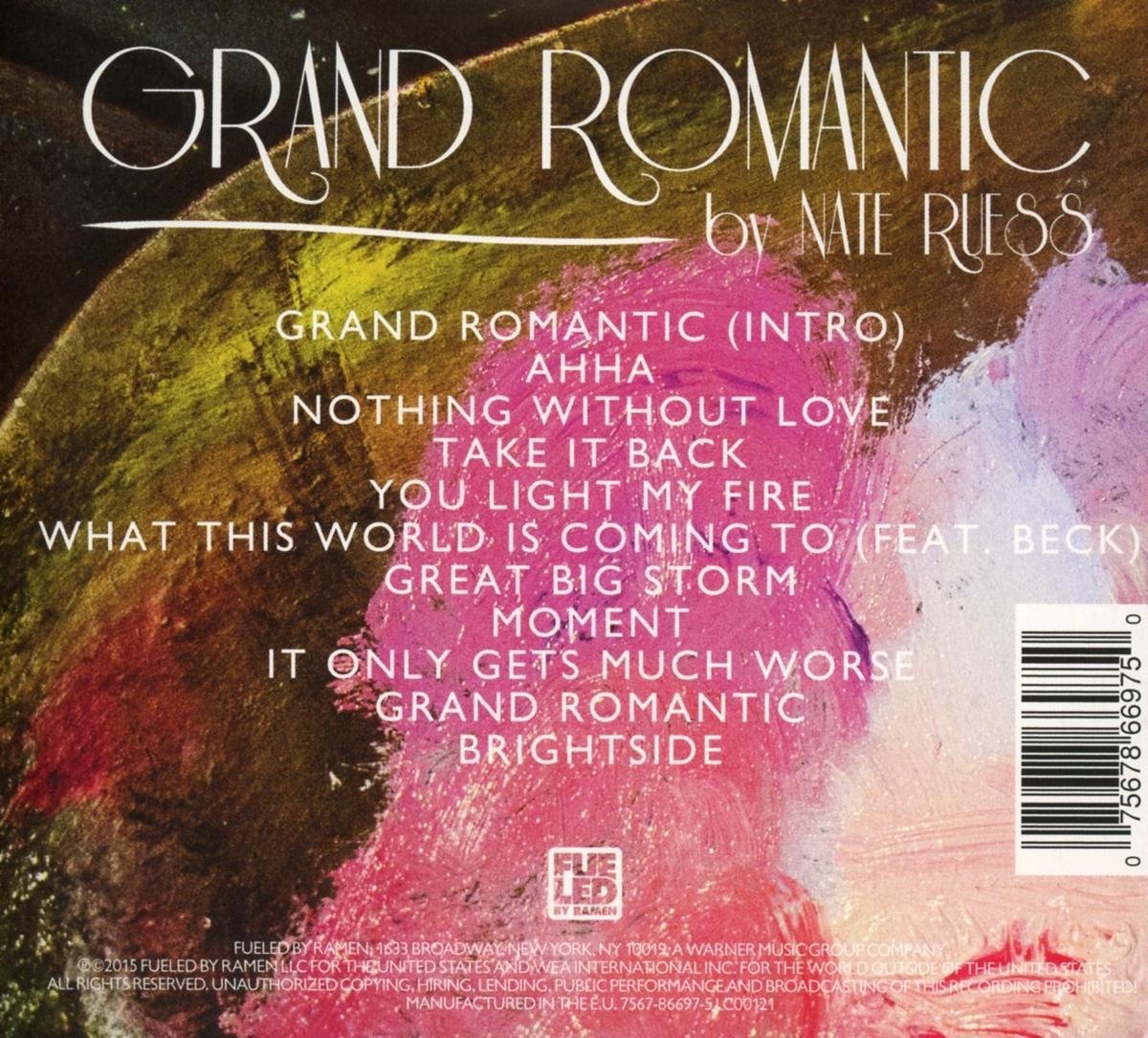Grand Romantic, Nate Ruess | CD (album) | Muziek | bol.com