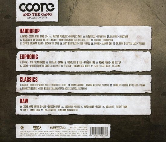 Coone And The Gang - Escape From Ny, V/a | CD (album) | Muziek | bol.com