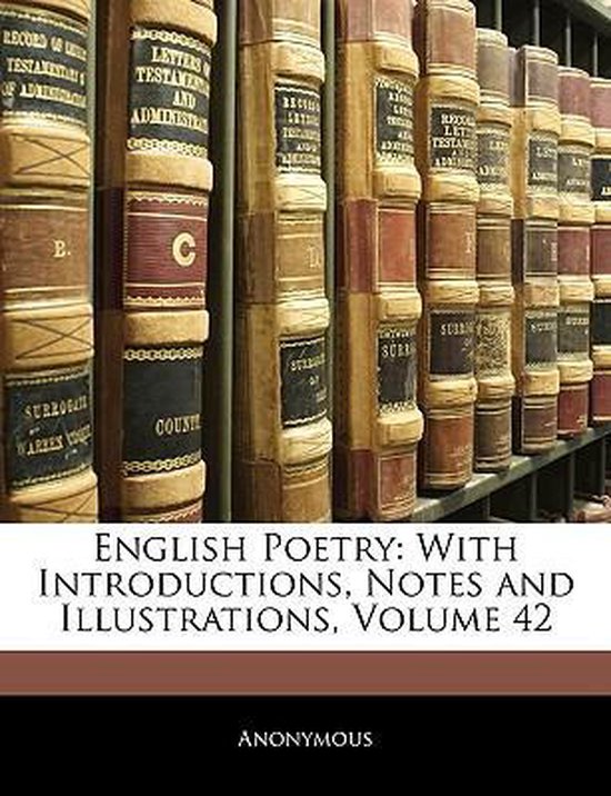 English Poetry | 9781144882448 | Anonymous | Boeken | bol.com