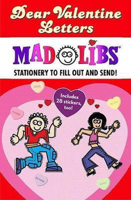 Dear Valentine Letters [With Sticker Sheet], Mad Libs | 9780843120882 ...