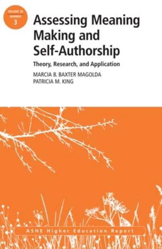 Assessing Meaning Making and Self-Authorship: Theory, Research, and ...
