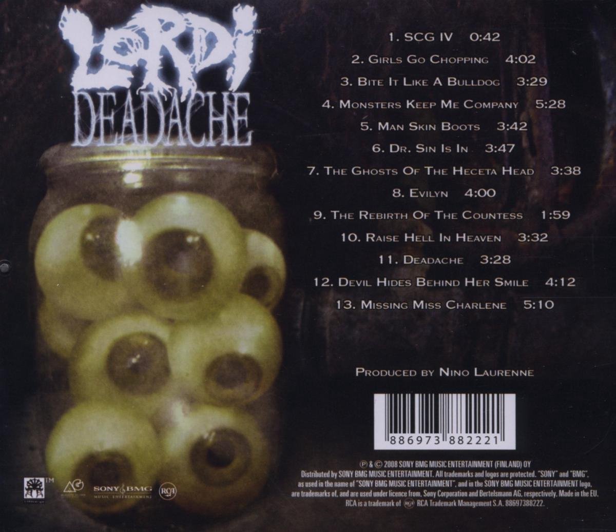 Deadache, Lordi | CD (album) | Muziek | bol.com